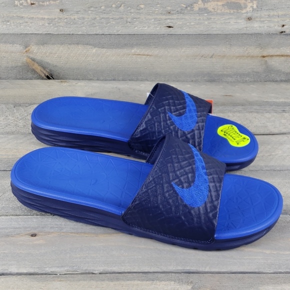 Nike | Shoes | New Mens Nike Benassi Solarsoft Slide Flip Flops | Poshmark